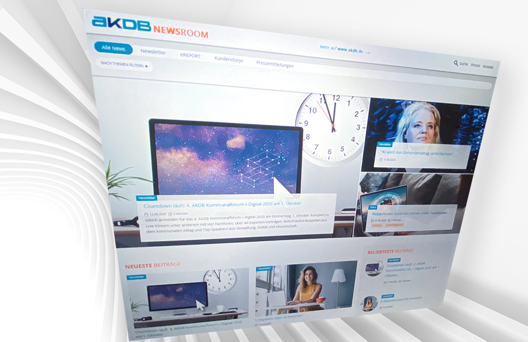 Immer bestens informiert: Der AKDB-Newsroom ist online! - AKDB Newsroom